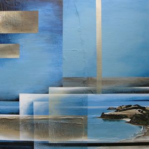Beach Paintings: land, sea, sky